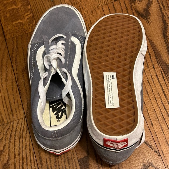 Vans | Shoes | New Vans In Dusty Blue | Poshmark